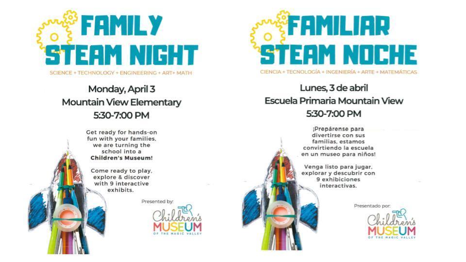 Family STEAM Night | Mountain View Elementary